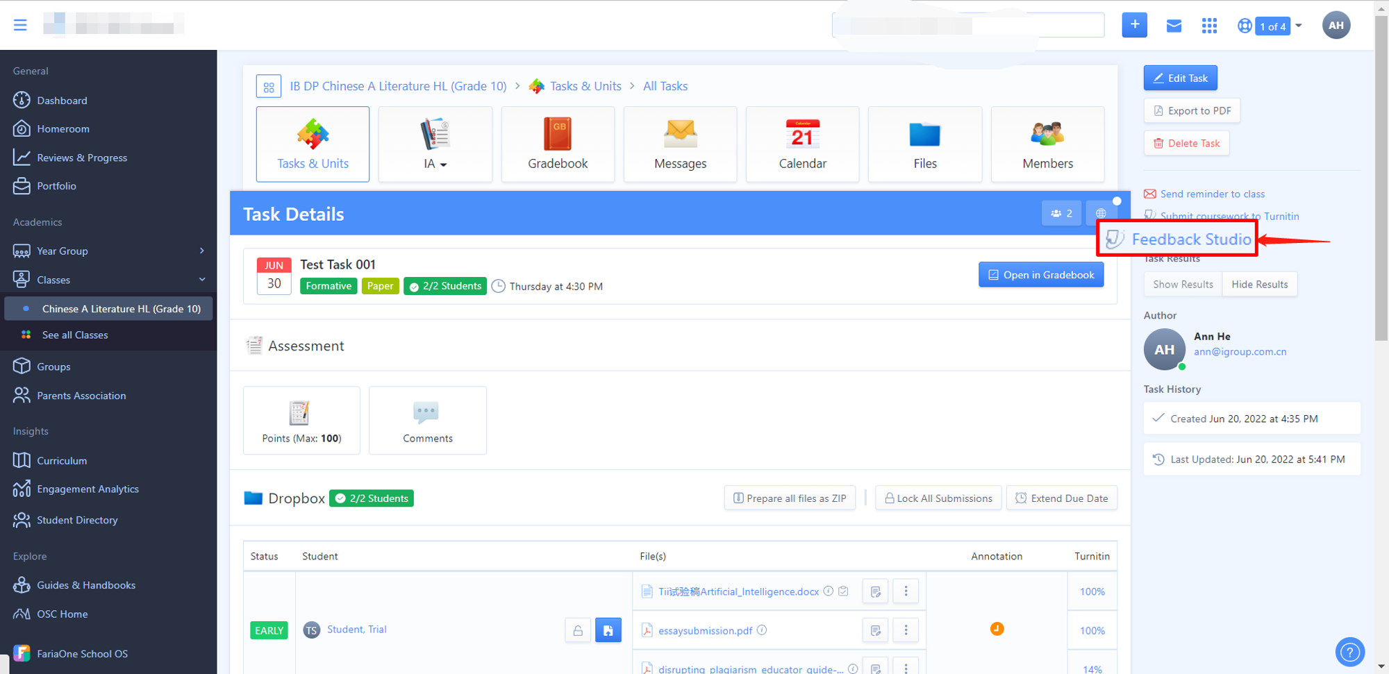  ManageBac Users How To Permanently Delete A Paper From Turnitin s Repositories 